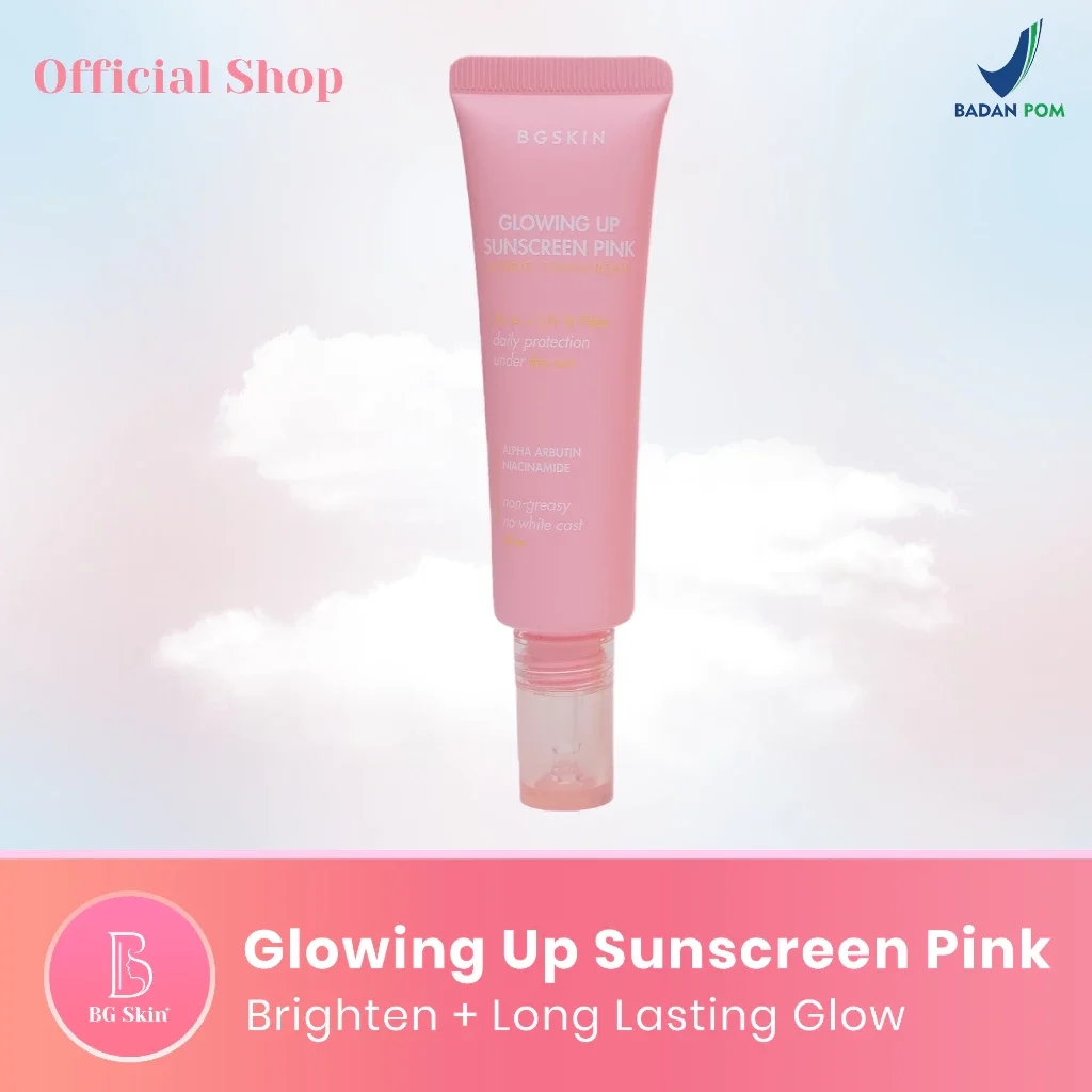 BG SKIN Brightening Sunscreen Pink || Sun pink (kemasan baru) | Lazada ...