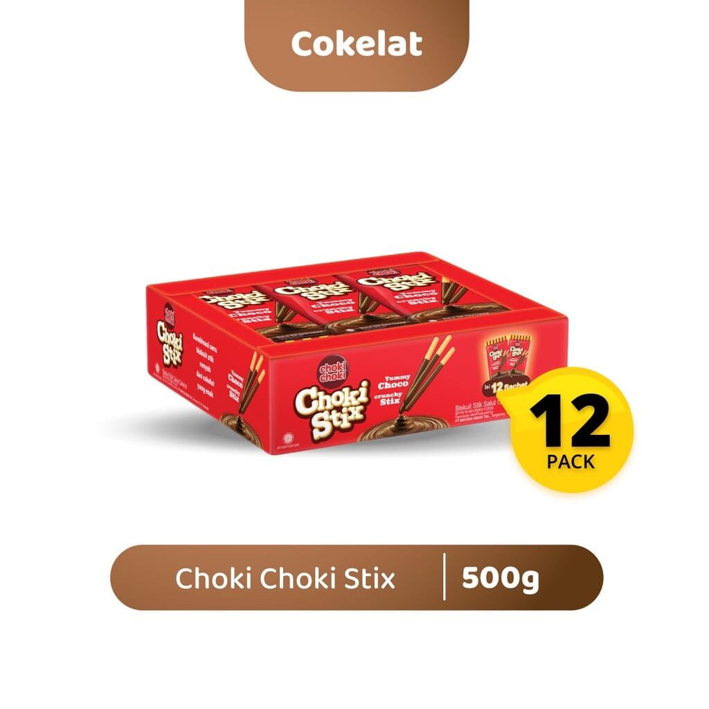 Choki Choki Stick, Biskuit Stik Salut Cokelat, chunchy Stick, Yummy ...