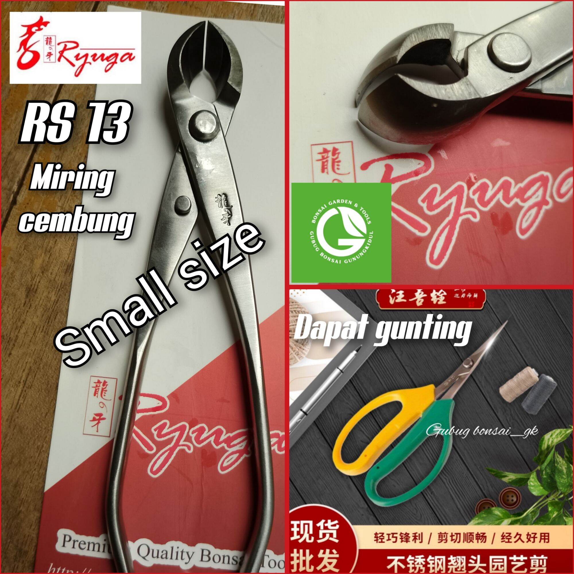 tang catok krekut bonsai RYUGA RS 13 cembung miring original | Lazada ...
