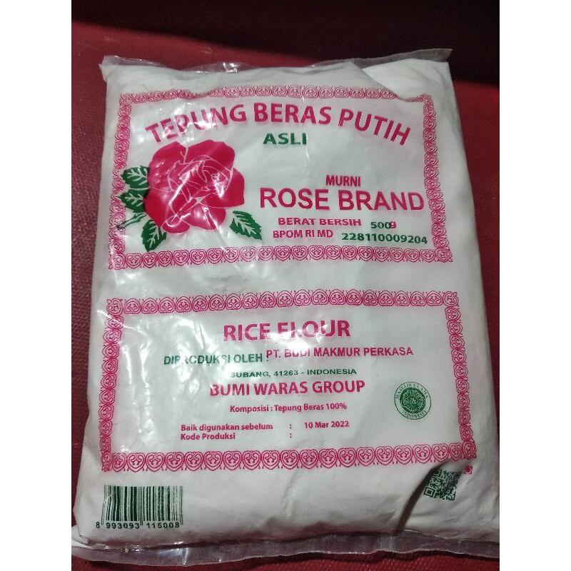 Rose brand tepung beras kemasan 500gr (1/2 kg ) | Lazada Indonesia