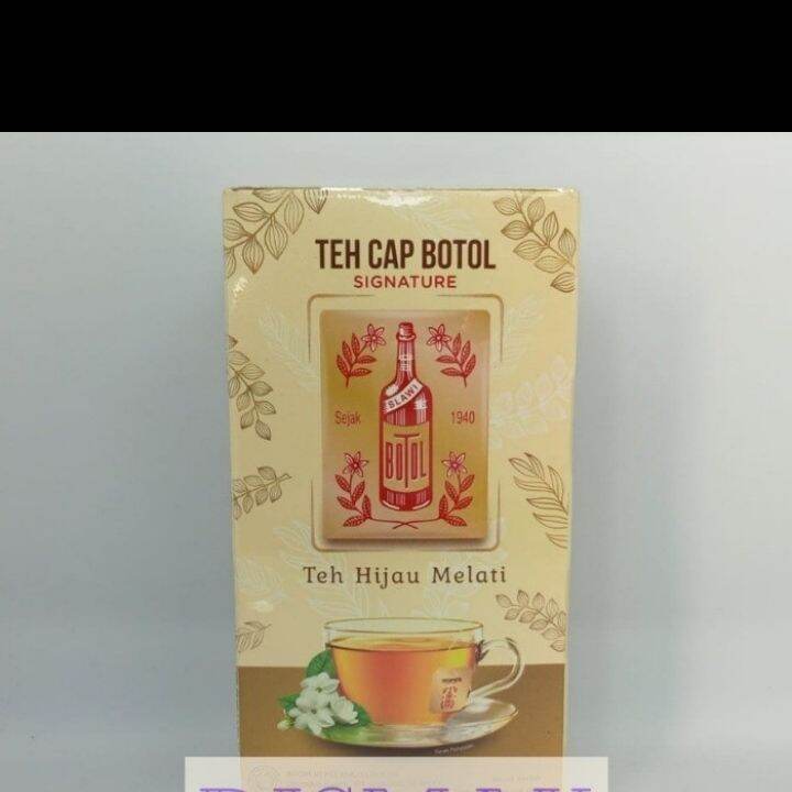Teh Cap Botol Signature Melati | Teh Botol Signature | Teh Celup Botol ...