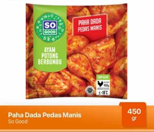 PAHA DADA PEDAS MANIS 450GR/AYAM POTONG FRIED CHICKEN | Lazada Indonesia