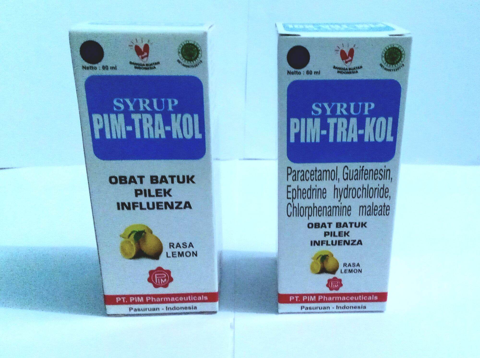 Pimtrakol sirup 60 ml rasa lemon & cherry - obat batuk pilek influenza ...