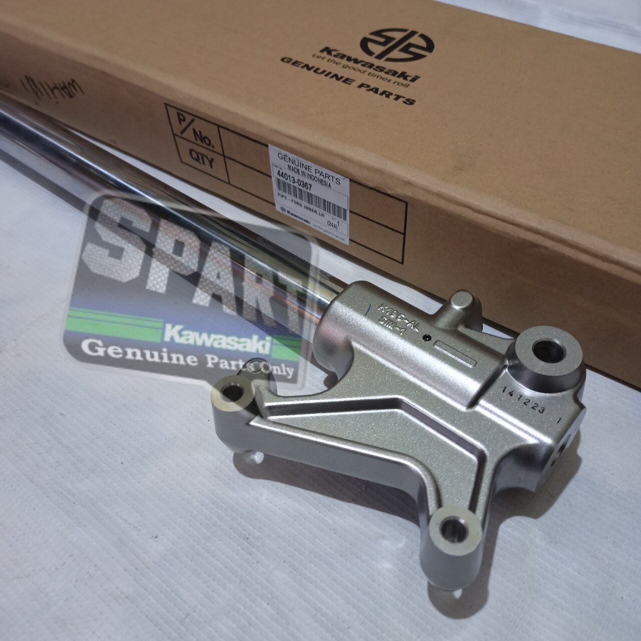 AS PIPA SHOCK SHOK DEPAN USD KIRI D-TRACKER 150 ORIGINAL KAWASAKI ...