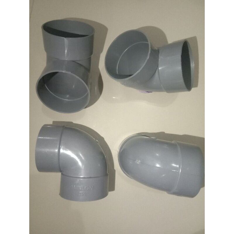 Sambungan Pipa PVC Lengkung / Knee 2,5 inch Winlon | Lazada Indonesia