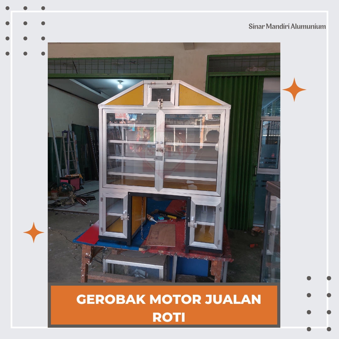 Gerobak Motor Jualan/ Gerobak Jualan Roti/ Gerobak Motor Keliling ...