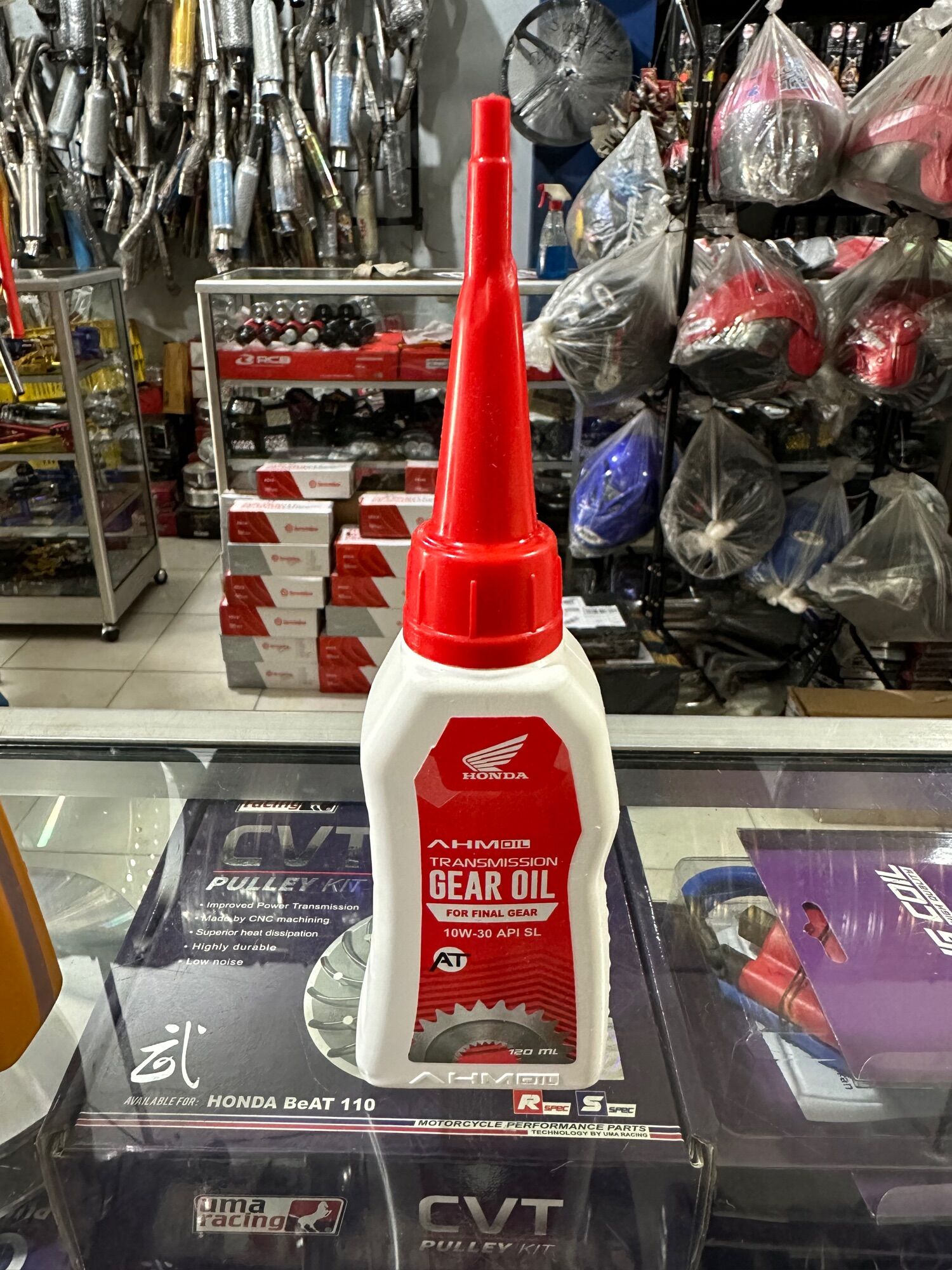 OLI GARDAN BEAT VARIO SCOOPY MIO MATIK oli gardan / oli gear ahm 10w-30 ...