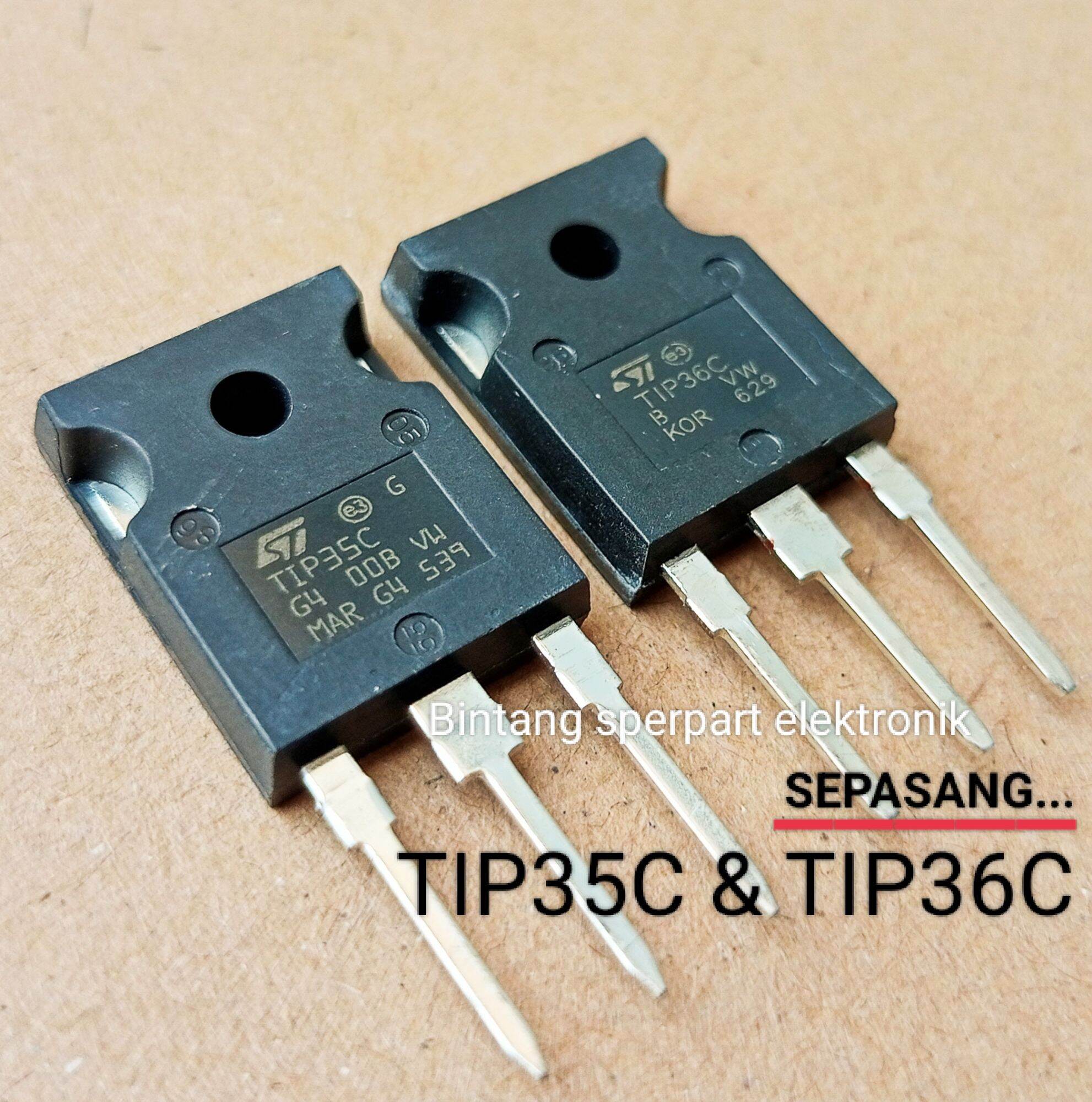 (SATU SET) TIP35C TIP36C TRANSISTOR TIP 35C TIP 36C RRT II CHINA ...