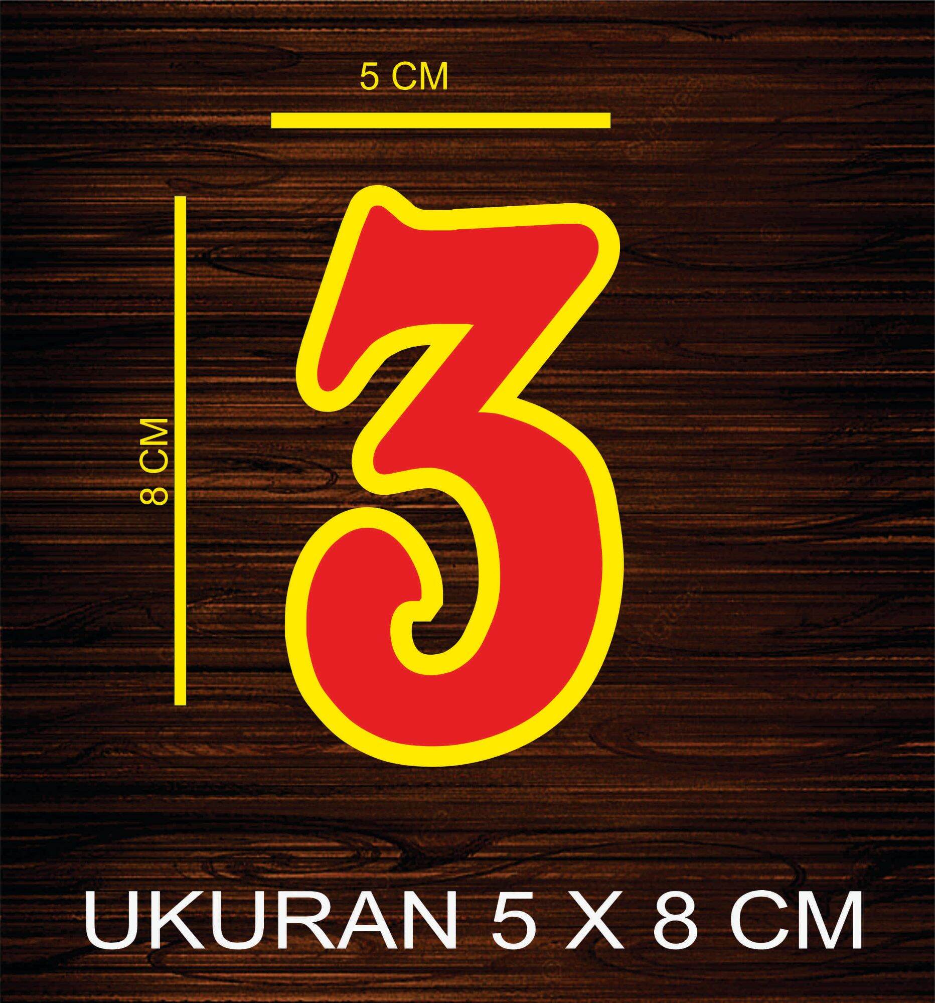 CUTTING STICKER ANGKA BUAT PAPAN NAMA ATAU HARGA JUALAN | Lazada Indonesia