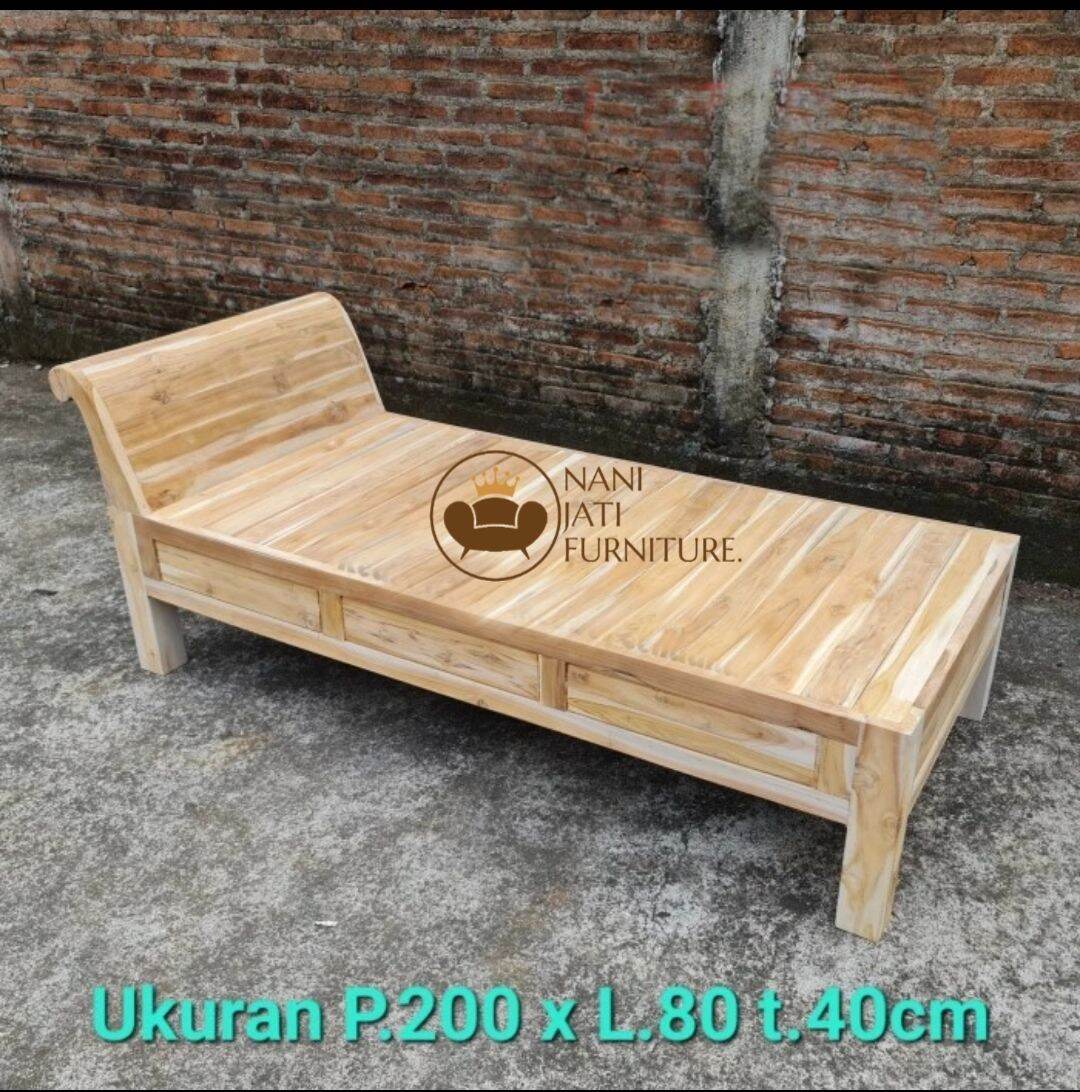 kursi taras kayu bale bale / bale bale kayu jati / kursi santai bale ...