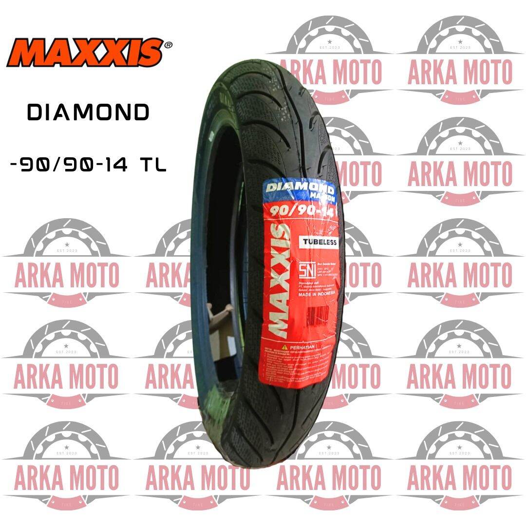 BAN LUAR MAXXIS DIAMOND RING 14 BERBAGAI UKURAN TUBELESS | Lazada Indonesia