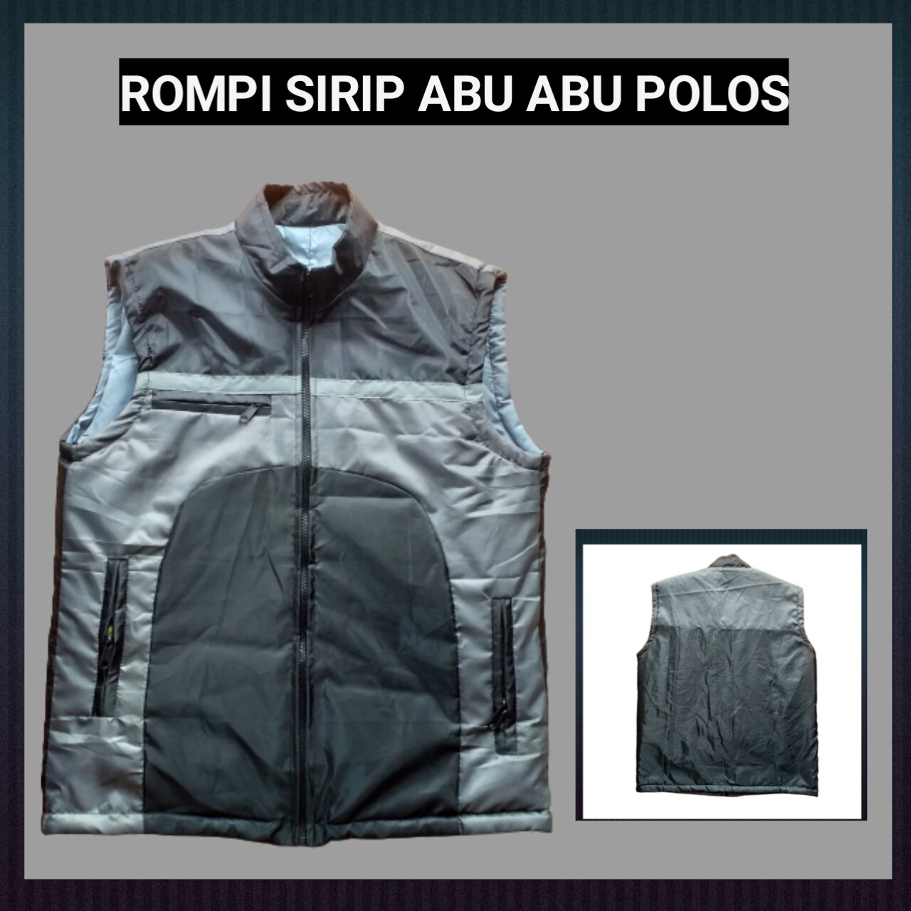 rompi keren polos greb dan goj3k/rompi ojek online/rompi murah meriah ...