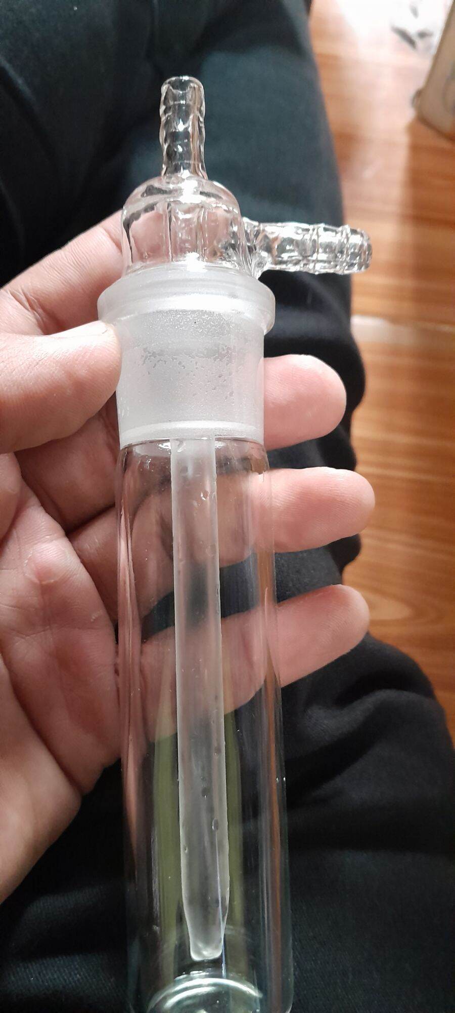 Midget Glass impinger 50 ml glass laboratorium uji udara | Lazada Indonesia