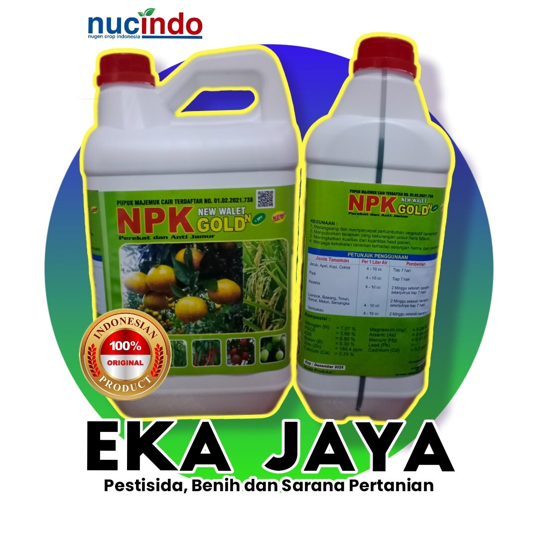 Pupuk Nutrisi Tanaman Npk Gold Cair 5 Liter Lazada Indonesia