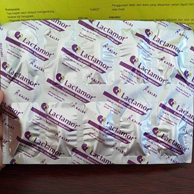 [strip 10 kaplet] Lactamor pelancar asi | Lazada Indonesia