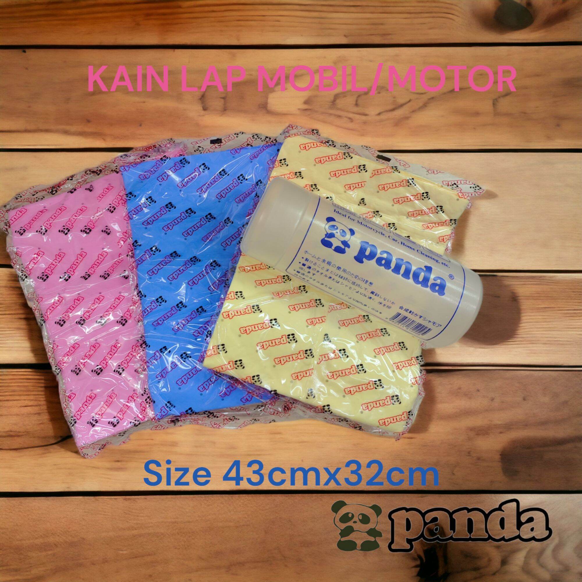 KAIN LAP KANEBO MOBIL MOTOR MEREK PANDA SUPER SERAP | Lazada Indonesia