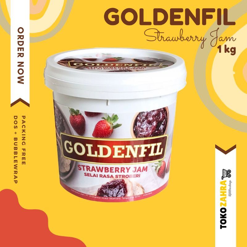 Goldenfil Strawberry Jam 1kg | Lazada Indonesia