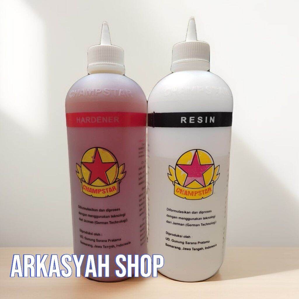 LEM BINTANG EPOXY HARDENER RESIN FULL 1KG (LEM KAYU LEM 2 KOMPONEN LEM ...