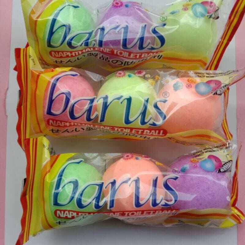 BARUS Kamper Toilet isi 3pcs / Kamper Bola / Kapur Barus Pewangi ... BARUS Kamper Toilet isi 3pcs / Kamper Bola / Kapur Barus Pewangi ...
