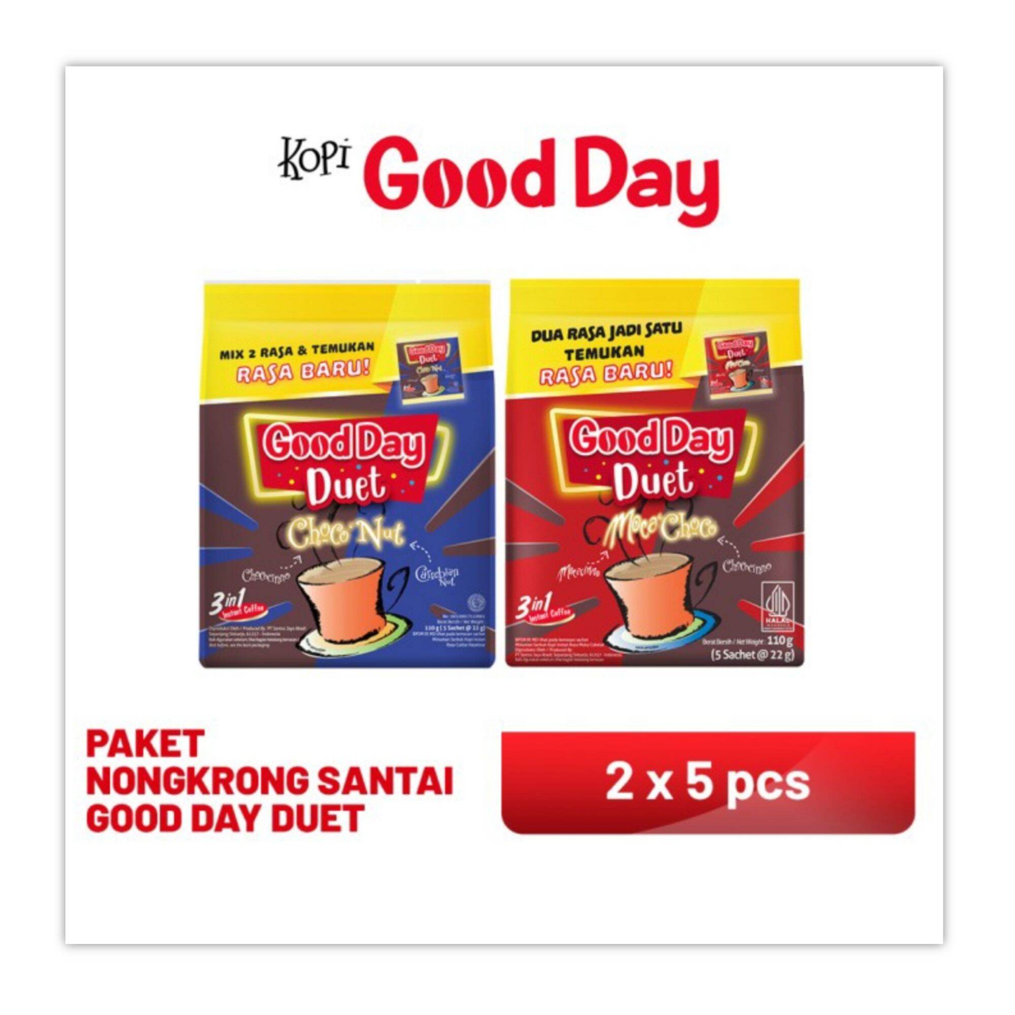Good Day Goodday Duet isi 5 Kopi Instant | Lazada Indonesia