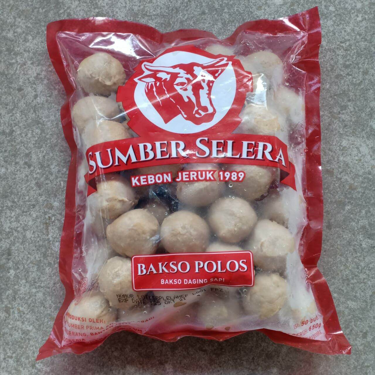 Bakso Sumber Selera Polos 650 gram isi 50 pcs | Lazada Indonesia