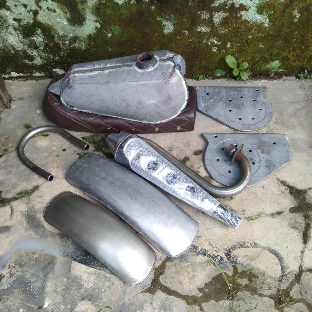 paket motor trail jadul dt ts trill | Lazada Indonesia