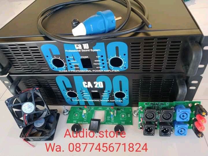 Bok power amplifier CA10 CA20 komplit aksesoris Box amplifier ca10 ca20 ukuran 2u dan 3u bahan ...