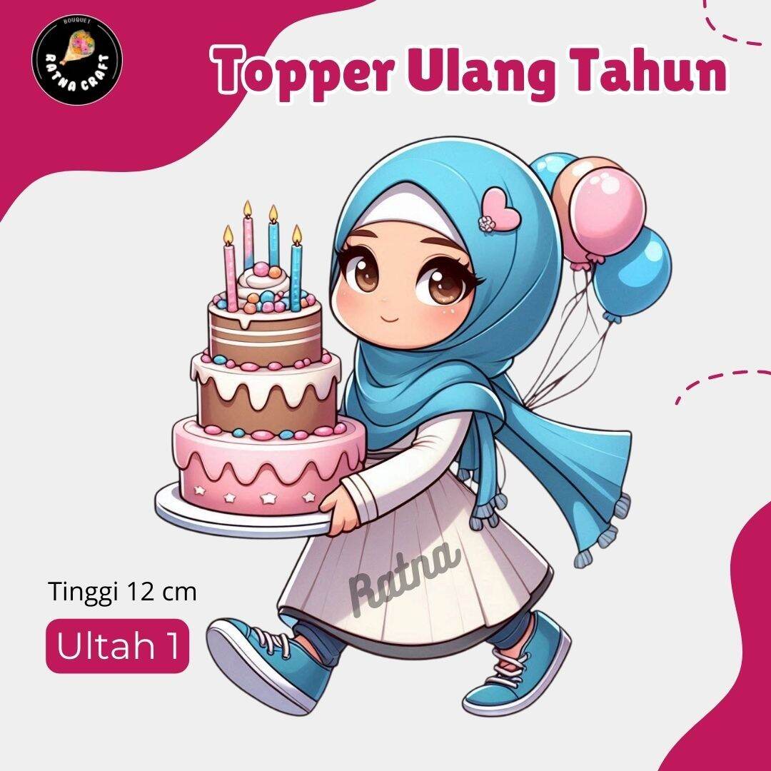 Topper Ulang Tahun | Topper Ultah, Karakter Keren | Lazada Indonesia