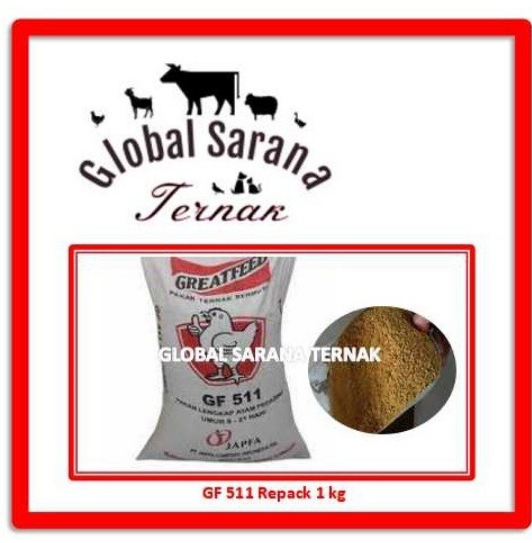 Pakan Ayam Pedaging Pur Voer (GREATFEED JAPFA 511) Repack 1 kg | Lazada ...