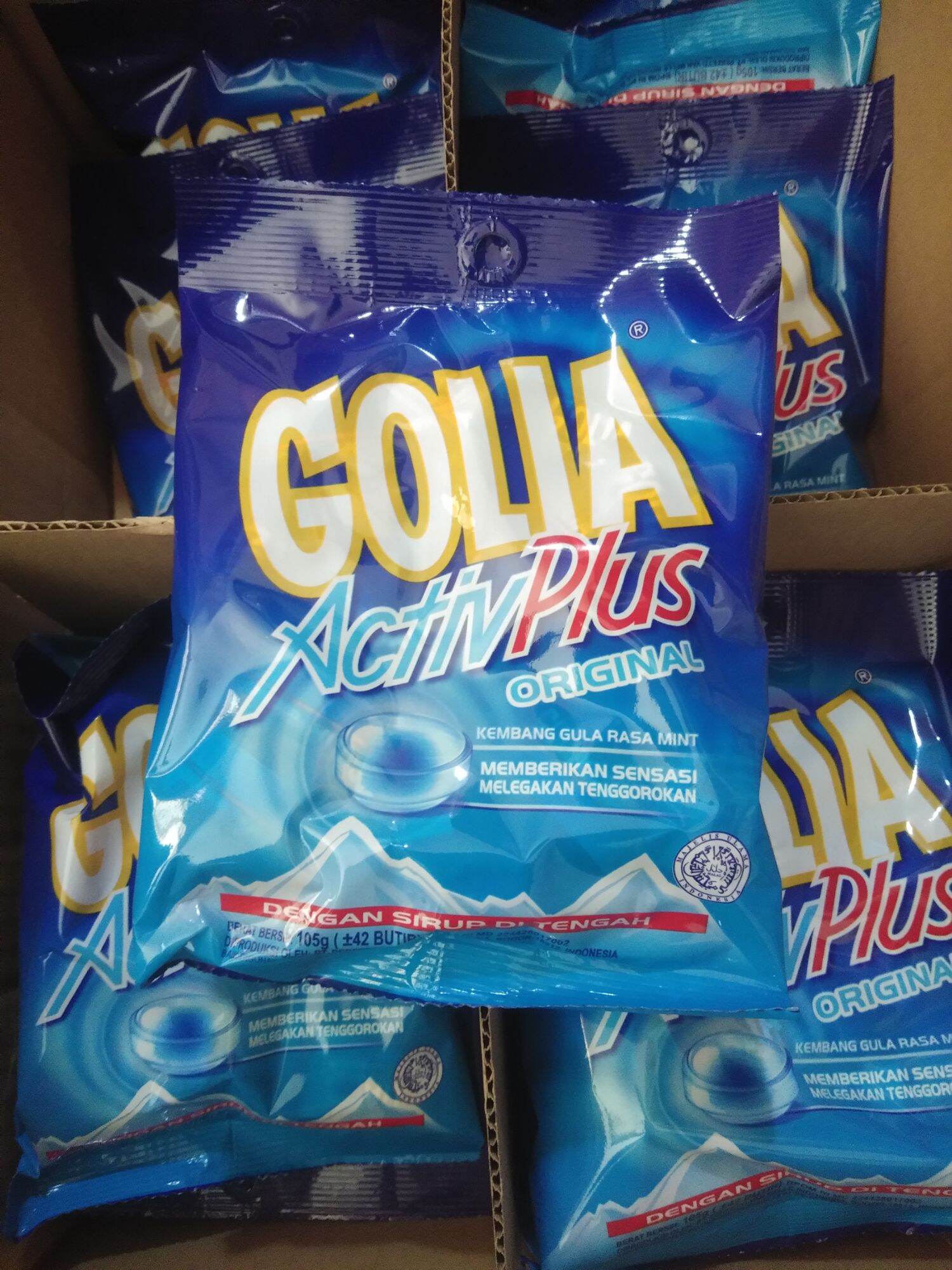 permen Golia activPlus origina 1 sachet isi 42 | Lazada Indonesia