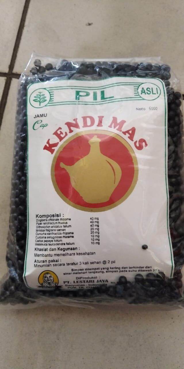 jamu pil cap kendi mas kemasan asli 5000 pil | Lazada Indonesia