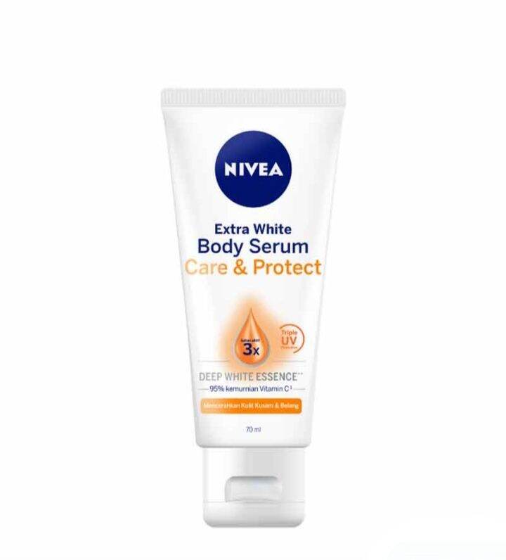 NIVEA EXTRA BRIGHT 10 SUPER VITAMINS 100X & SKIN FOODS SERUM 180ML SPF ...