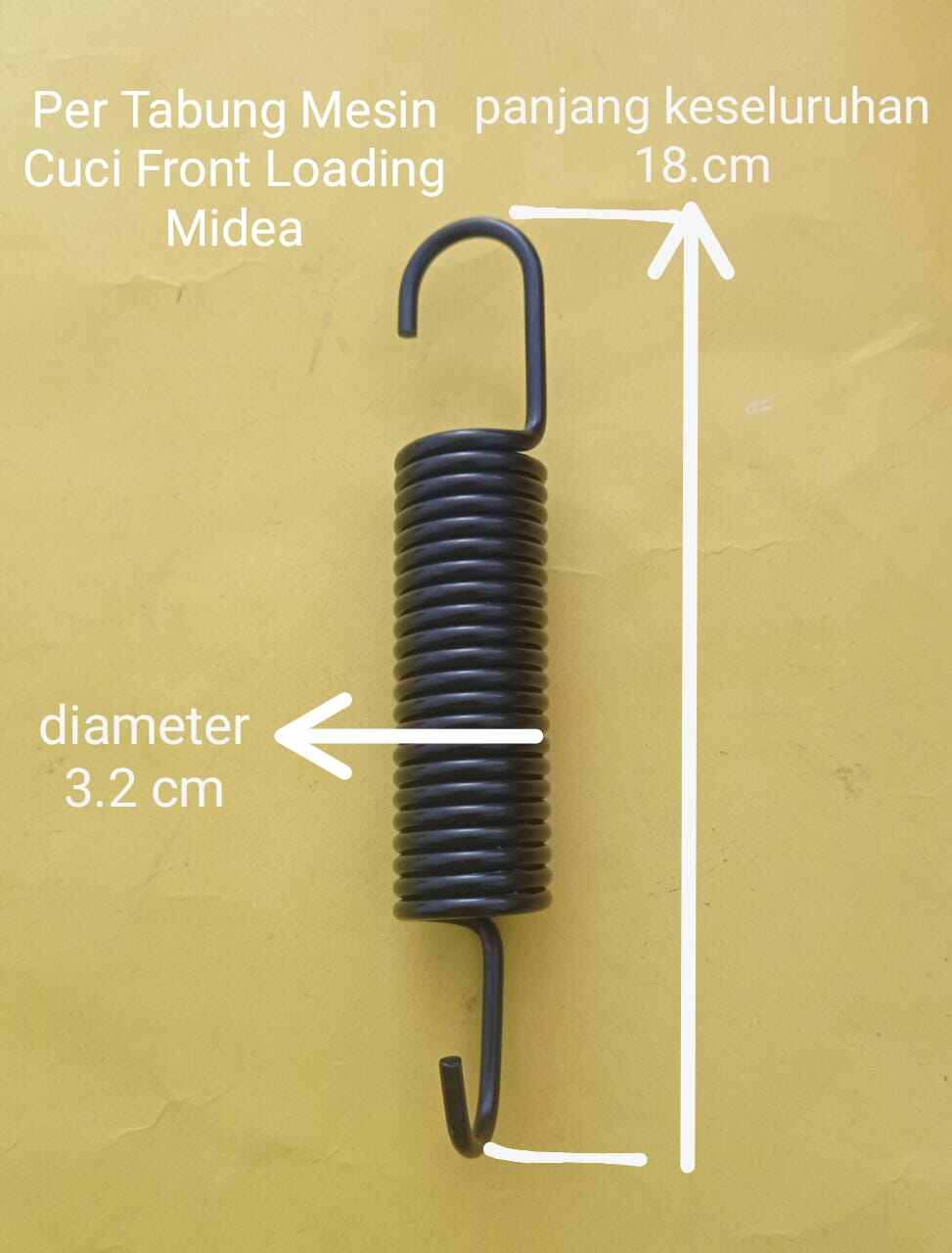 Per Spring Tabung Mesin Cuci Front Loading Midea Original Panjang 18 Cm ...