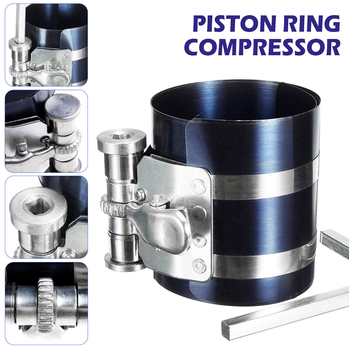 Amtech Piston Ring Compressor 4 inch Kompresor Alat buka press piston ...