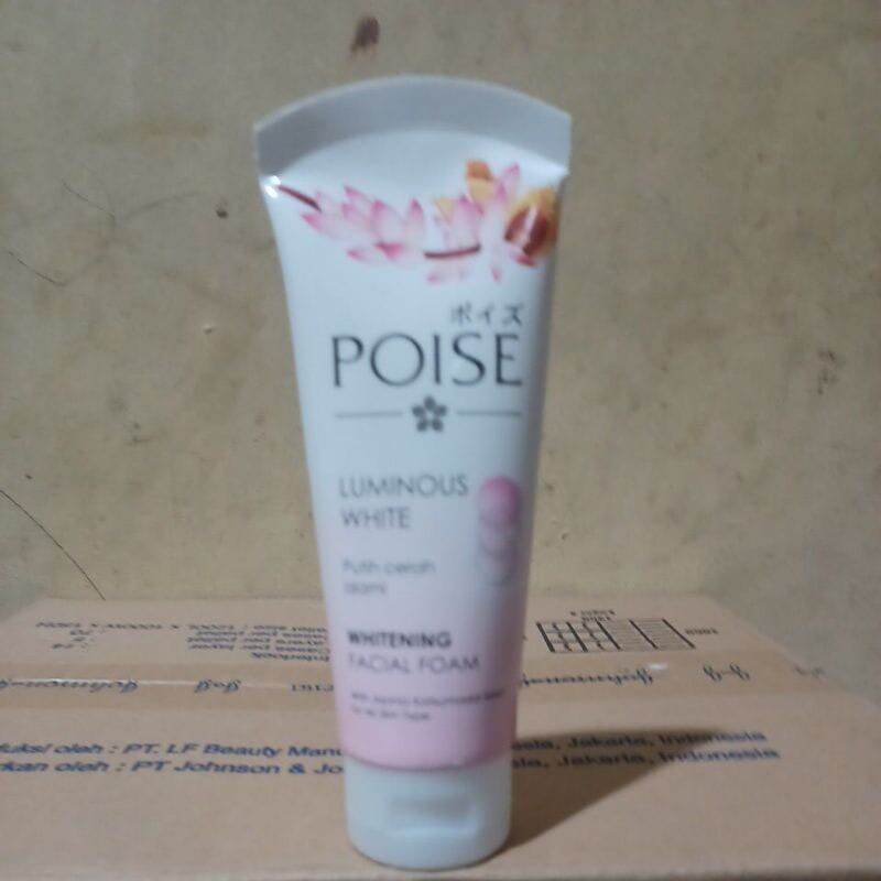 POISE Facial Foam Tube 100 gr /Sabun cuci Muka /pembersih muka Poise ...