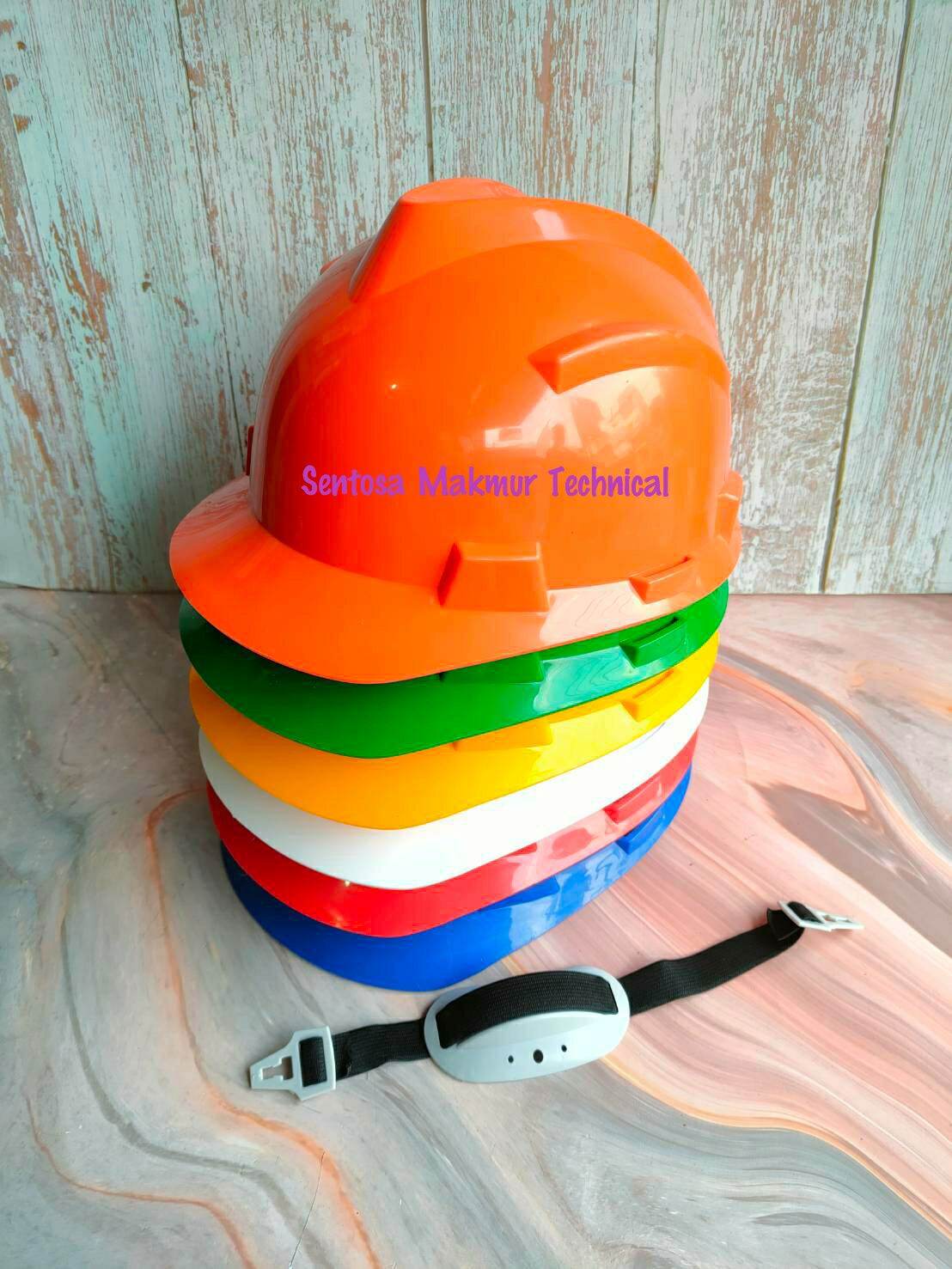 ENZO Helm Helmet Safety V Guard Proyek Putar Fastrack KUNING / PUTIH ...