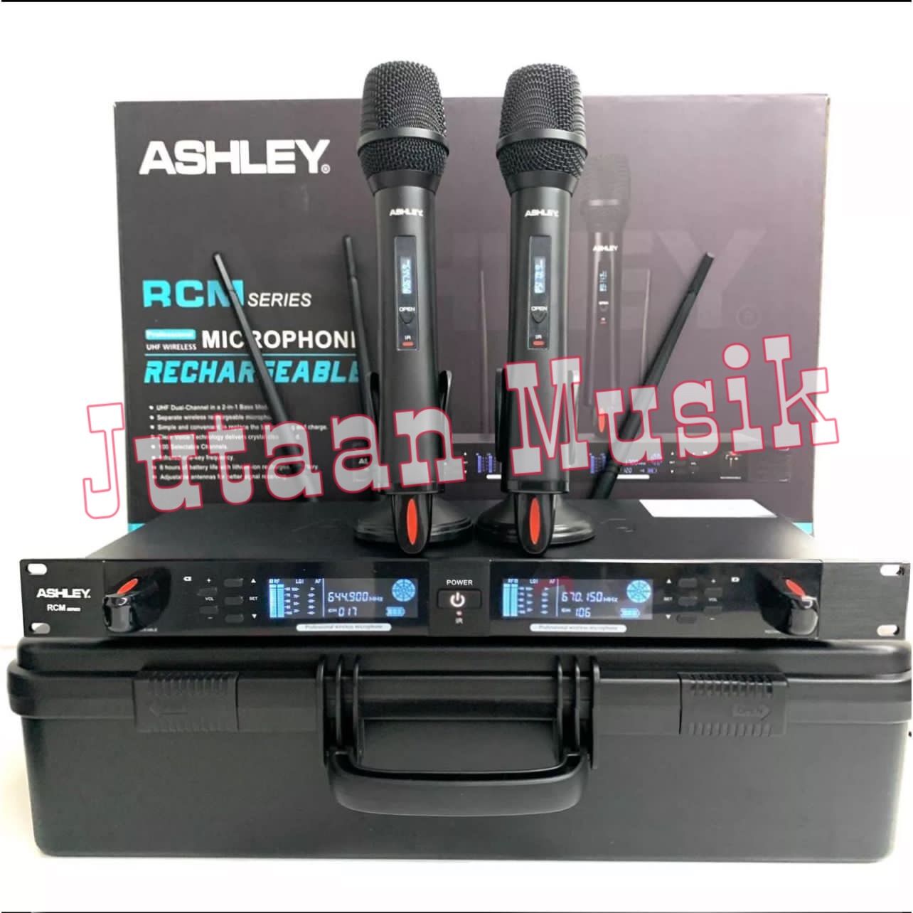 Mic Wireless Ashley RCM Original ashley microphone rcm | Lazada Indonesia