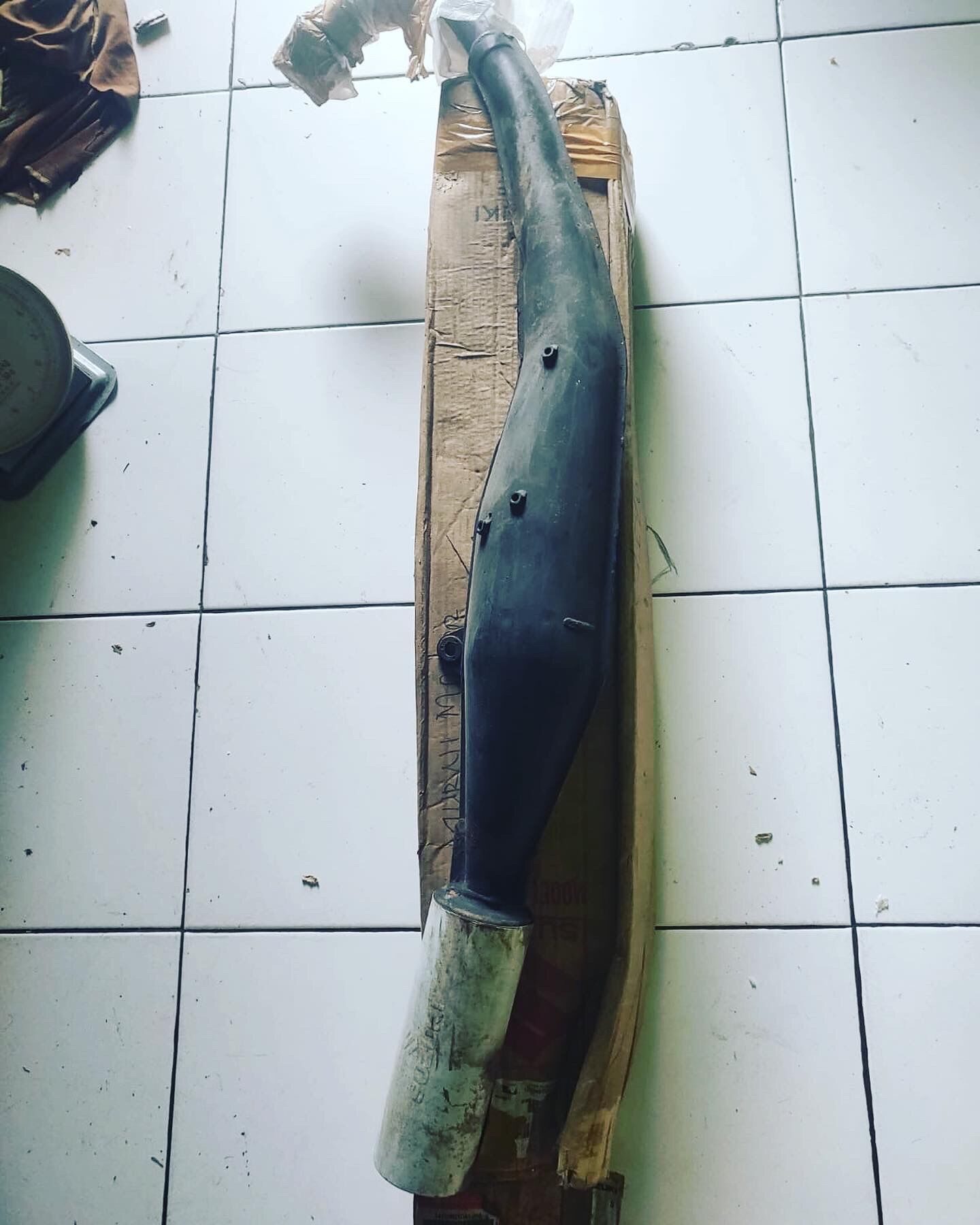 Knalpot Suzuki Satria Hiu Satria Boing Satria LSCM original SGP ...