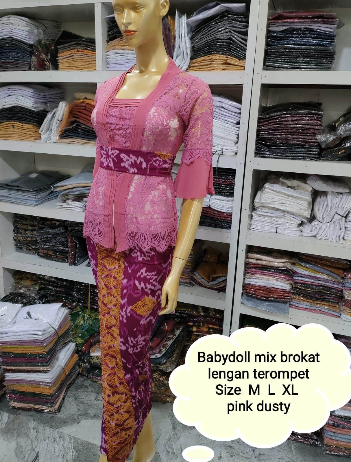 Set Kebaya Lengkap Kebaya Kamben dan Selendang | Lazada Indonesia