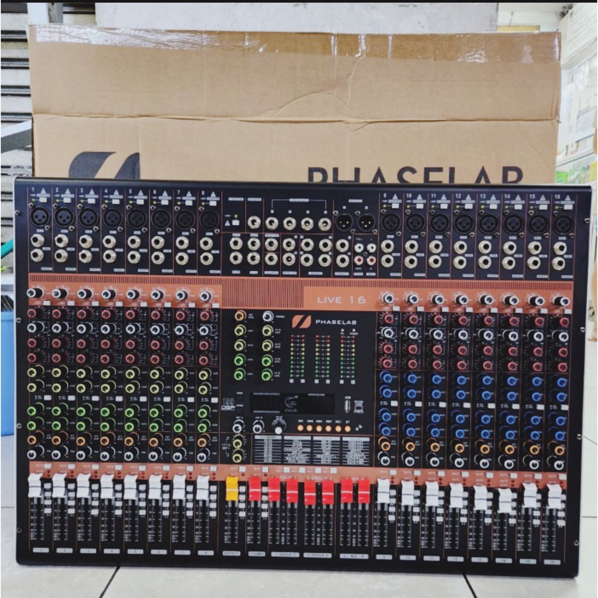 Mixer Audio Phaselab Live 16 Original 16 Channel | Lazada Indonesia
