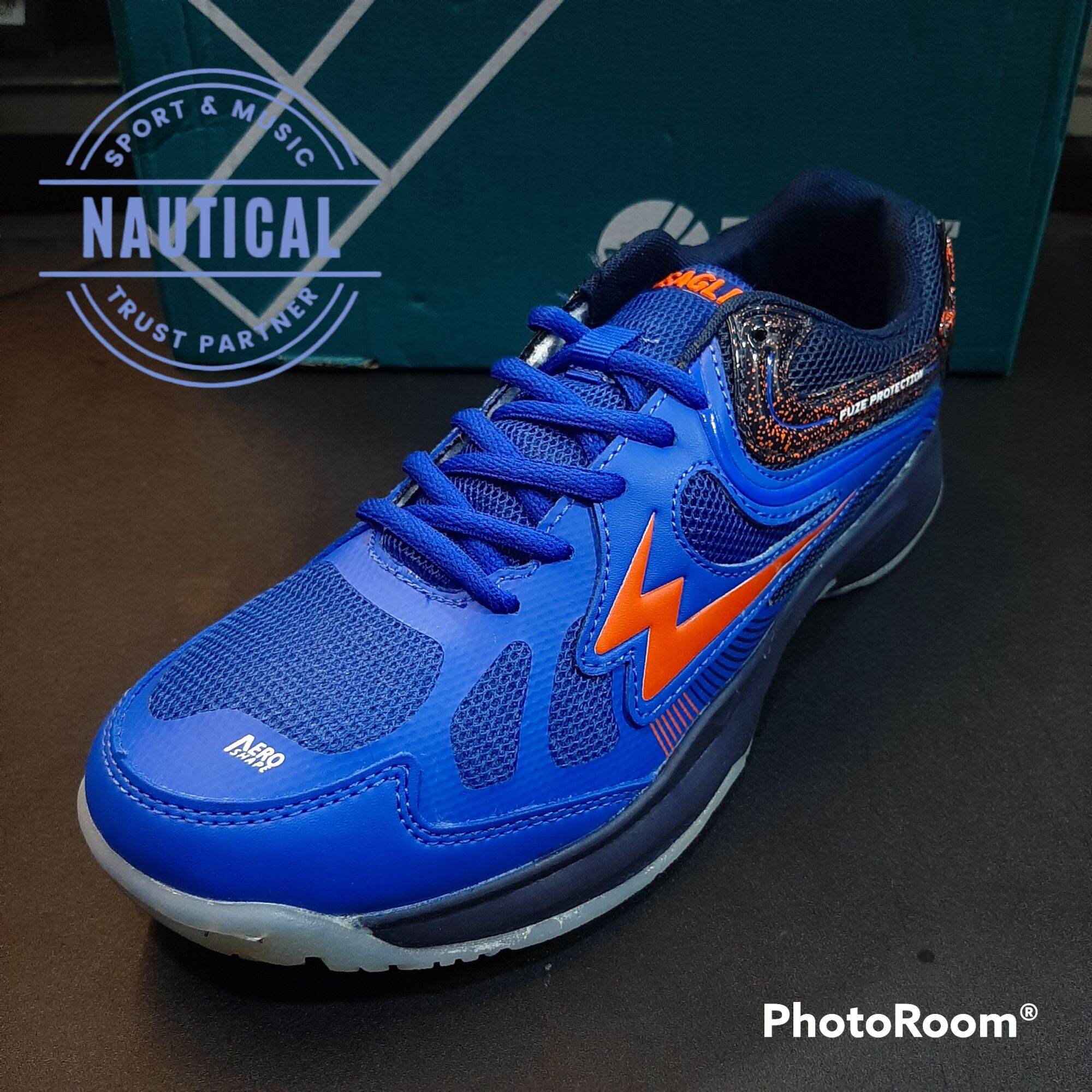 SEPATU BADMINTON EAGLE CYGNUS BIRU/BLACK | Lazada Indonesia