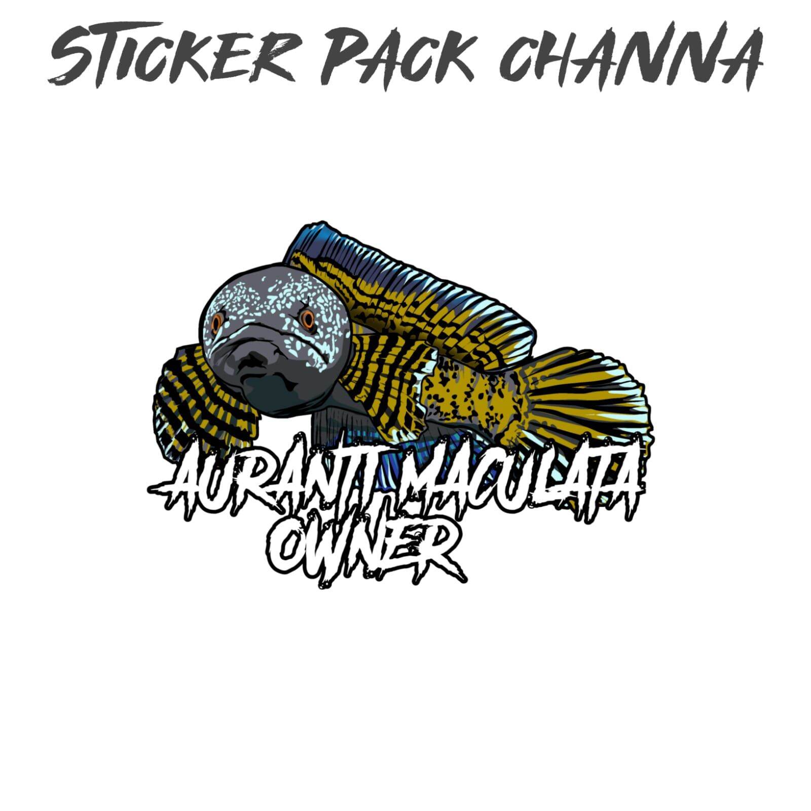 sticker vectors ikan channa BISA COD | Lazada Indonesia