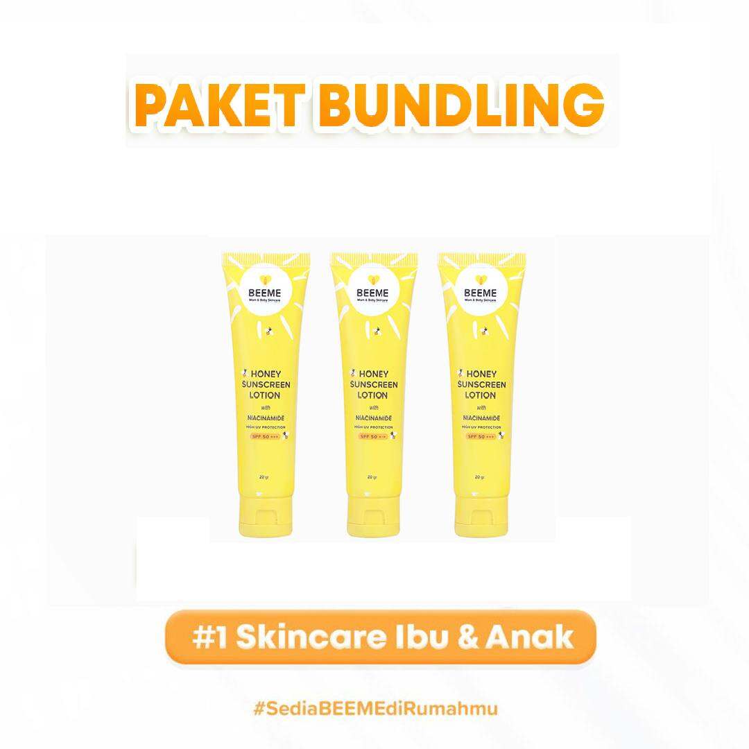 Beeme Honey Sunscreen SPF50 PA+++ With Niacinamide Sunsreen anak ...