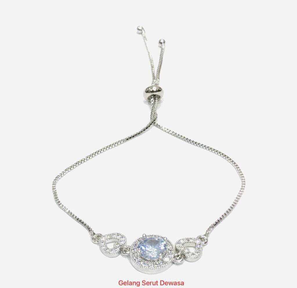 gelang serut silver berbagai macam model perhiasan xuping anti luntur ...