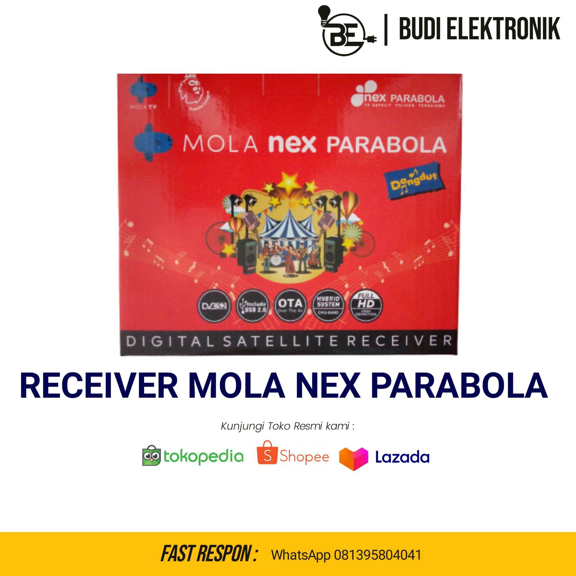RECEIVER NEX PARABOLA MERAH | Lazada Indonesia