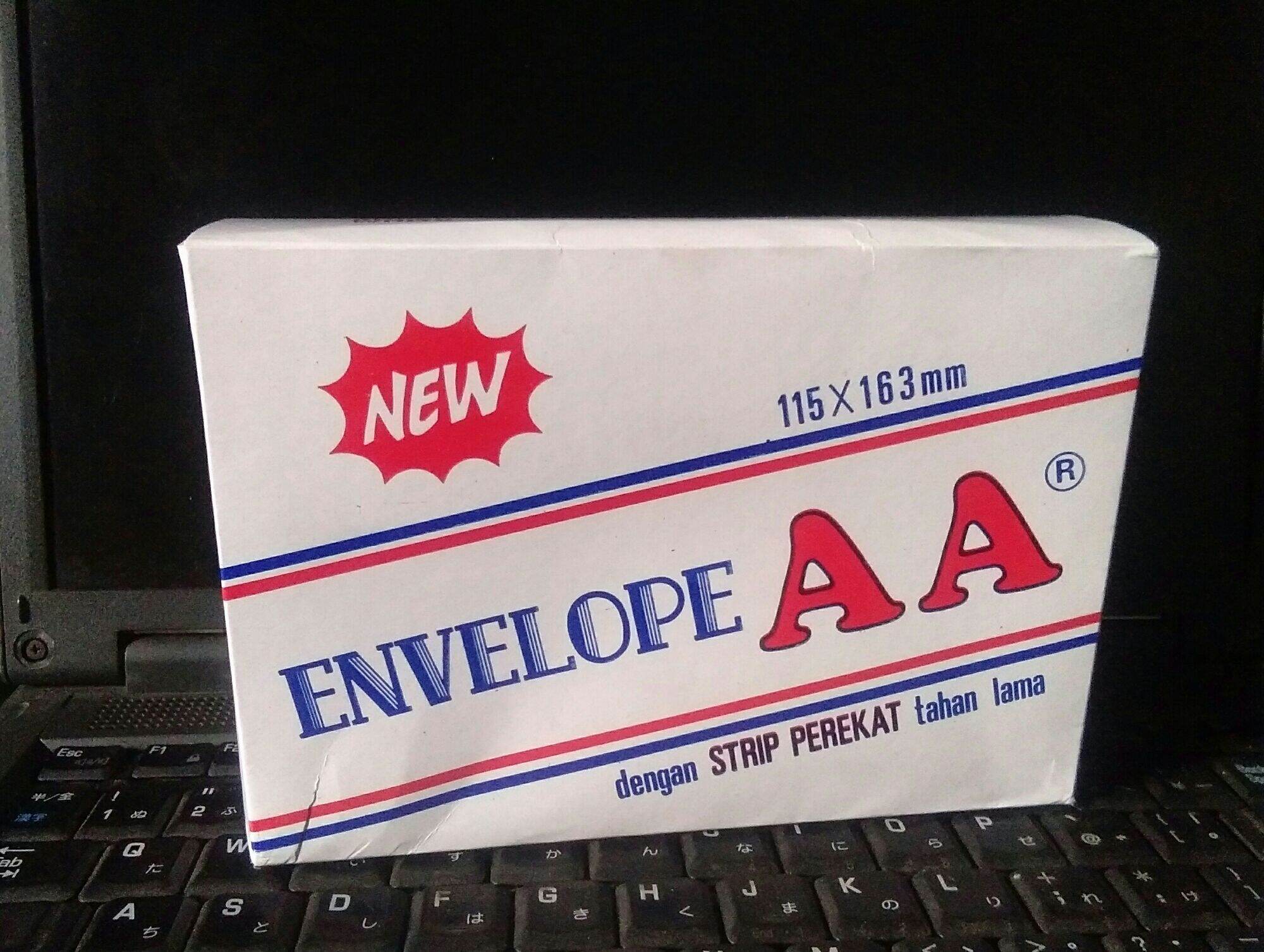 Amplop Putih Kertas HVS Dengan Strip Perekat Ukuran 115 x 163mm Isi 5 ...