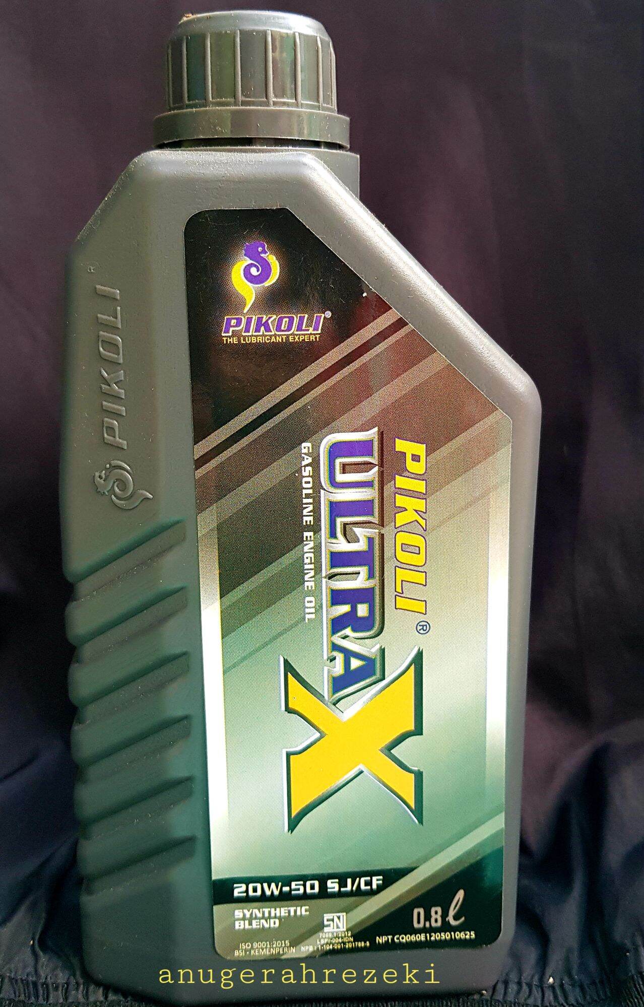 PIKOLI OLI MOTOR 4T / PIKOLI ULTRA-X SAE 20W50 (800ML) | Lazada Indonesia