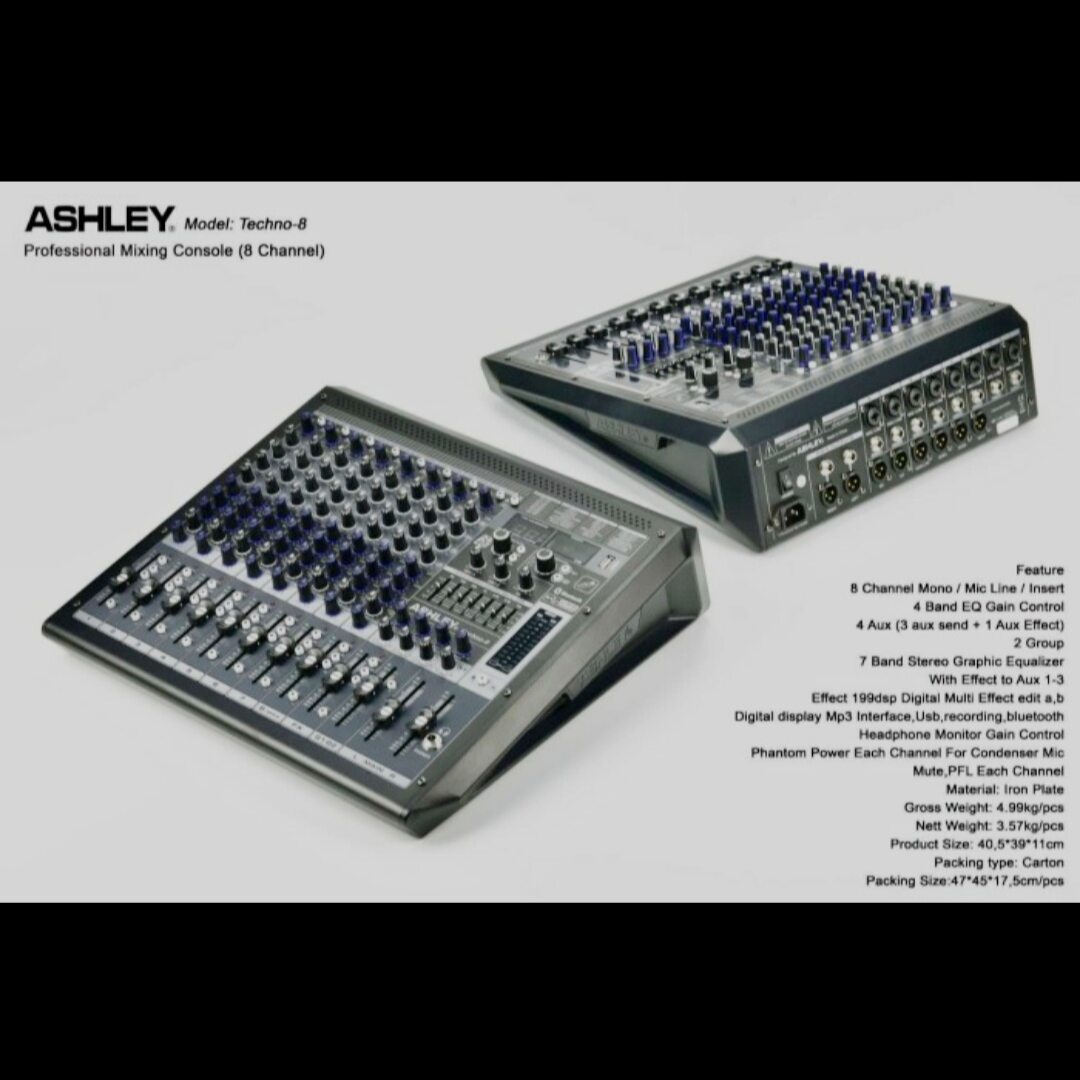 Mixer Ashley Techno 8 Original | Lazada Indonesia