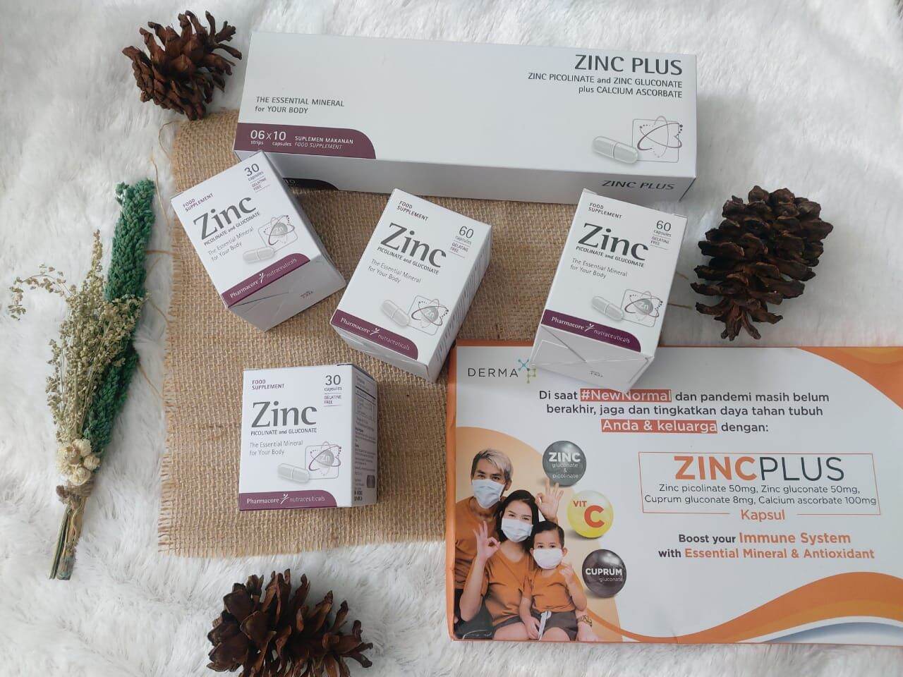 Zinc picolinate 30 capsul /zinc pharmacore | Lazada Indonesia