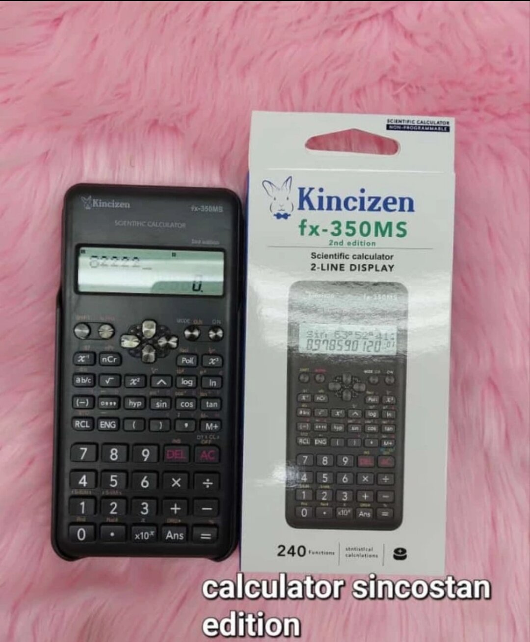 Kalkulator Ilmiah KINCIZEN FX 350ES PLUS Scientific Calculator FX350ES ...